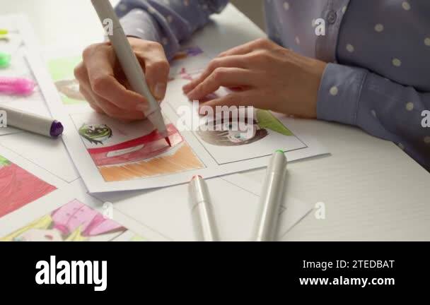 Storyboard artist drawing Stock Videos & Footage - HD and 4K Video ...