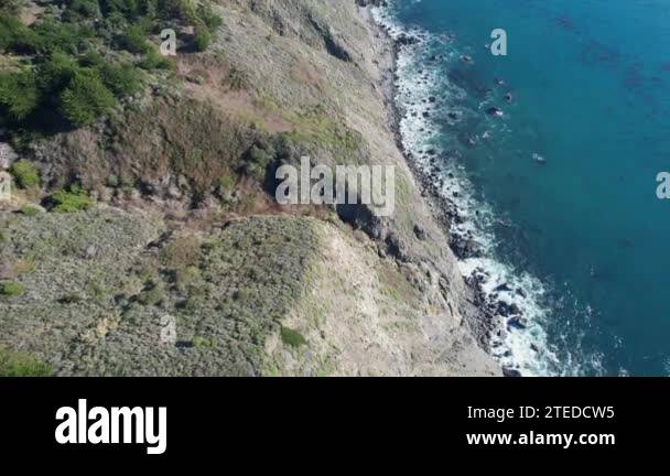 Recreational Vehicle RV Motorhome Class C Camper Van on the California ...