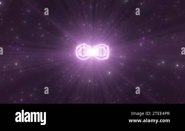 Infinity Symbol Sign Shape Moving Bright Neon Lights Tunnel Forever ...