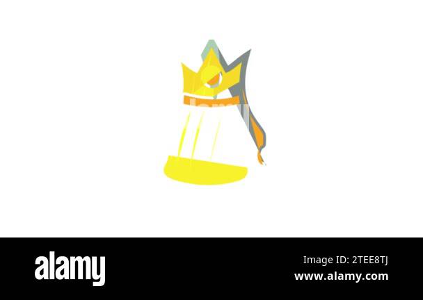 Crown tag icon animation Stock Video Footage - Alamy