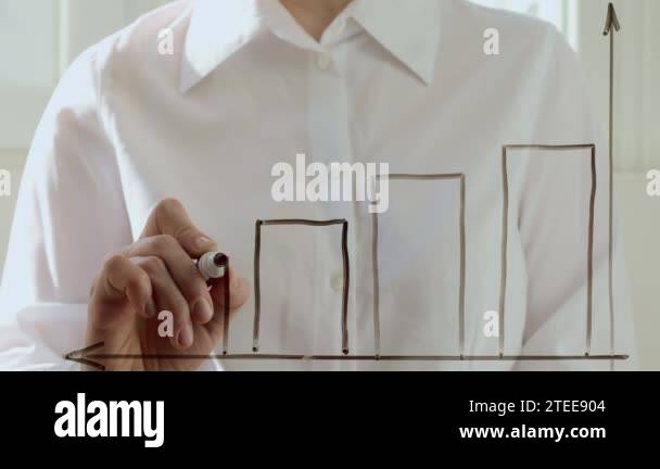 Finance decrease and crisis graph falling down business chart arrow Stock Videos & Footage - HD ...