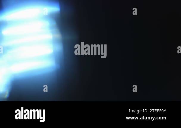 Blue color real and organic camera Lens flare light leaks overlay for ...