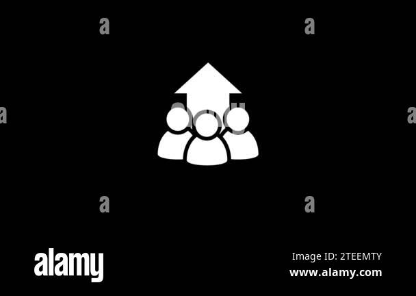 White picture of moral growth of man on a black background. career ...