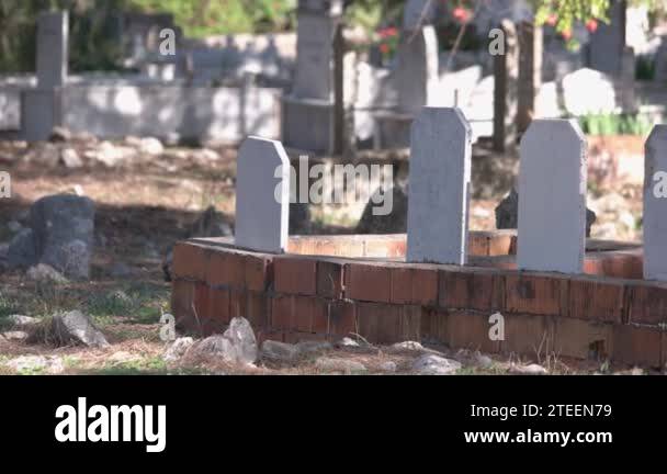 Gravestones graves cemetery tomb death Stock Videos & Footage - HD and ...