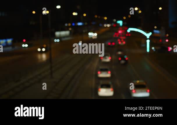 Night city life car Stock Videos & Footage - HD and 4K Video Clips - Alamy