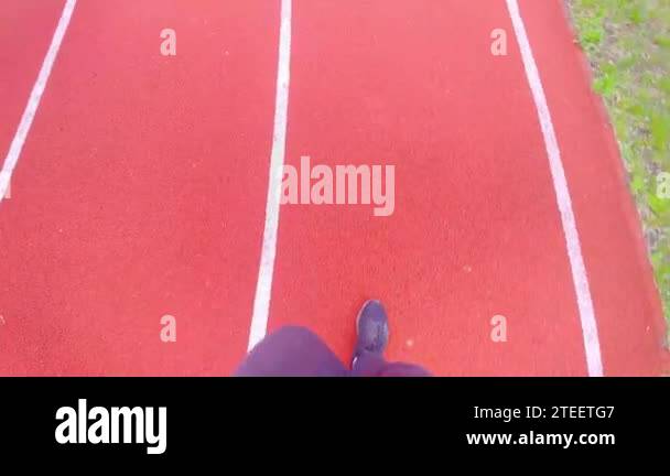 Man walking on running track Stock Videos & Footage - HD and 4K Video ...