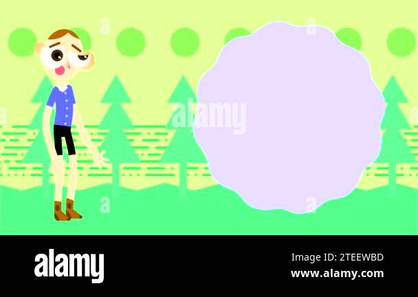 Boy background frame illustration Stock Videos & Footage - HD and 4K ...