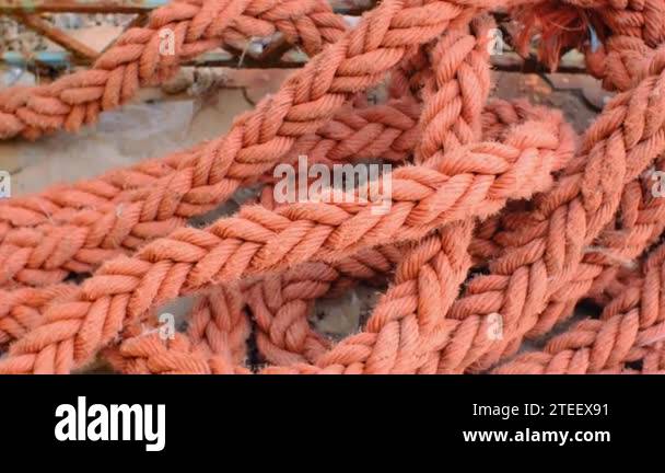 Orange mooring rope Stock Videos & Footage - HD and 4K Video Clips - Alamy