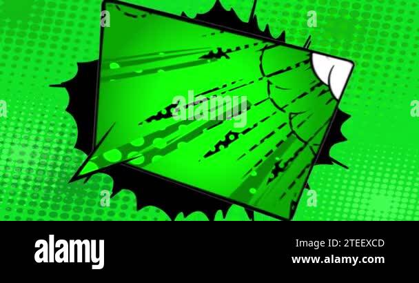 Retro comic style Speech Bubble background. Manga cartoon backdrop ...