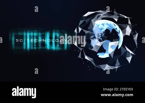 Smart city dot point connect with line, connection technology metaverse ...