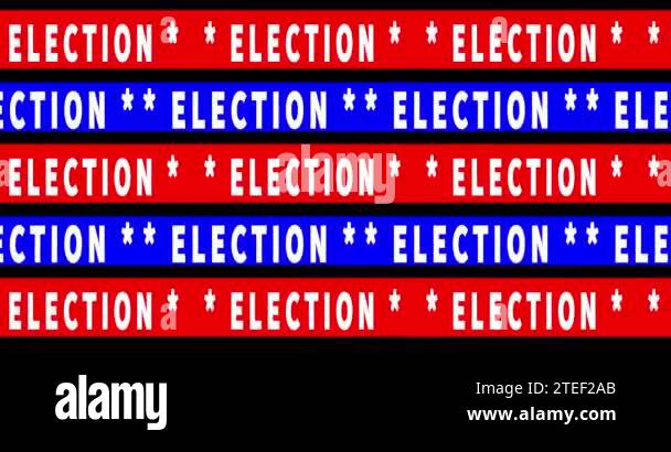 Election campaign video. Kinetic animated text Elections. White text ...