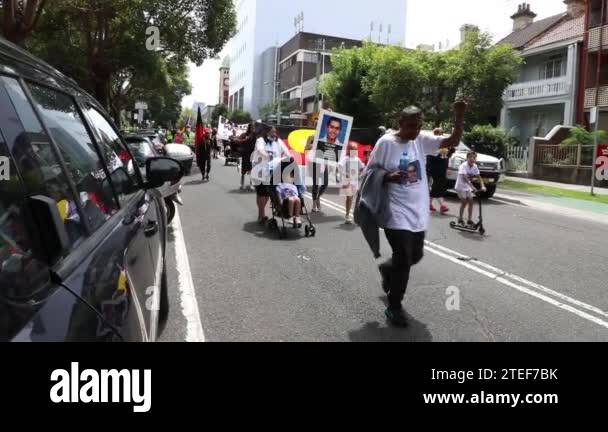 Supporters assembled in TJ Hickey Park in Waterloo on the 18th ...