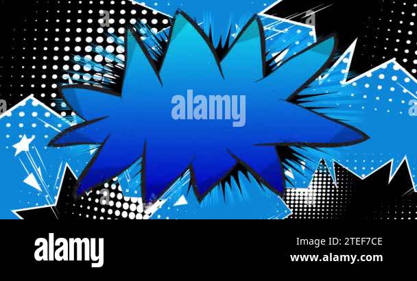 Comic Book Background. Motion poster. 4k animated Comics moving ...