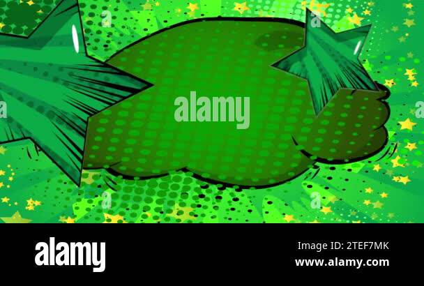 Comic Book Background. Motion poster. 4k animated Comics moving ...