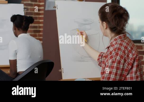 Artist drawing model Stock Videos & Footage - HD and 4K Video Clips - Alamy