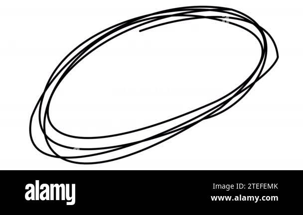 Oval line drawing Stock Videos & Footage - HD and 4K Video Clips - Alamy