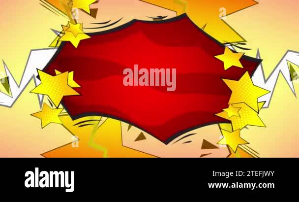 Comic Book Background. Motion poster. 4k animated Comics moving ...