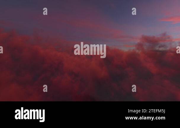 Endless Fly through Cinematic Sunset Clouds. Motion Background Loop. Available in 4K Stock Video ...