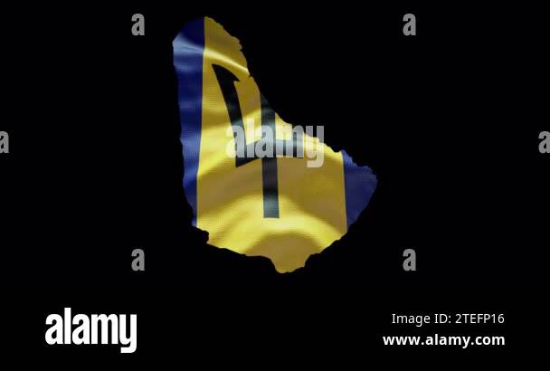 Map of barbados flag Stock Videos & Footage - HD and 4K Video Clips - Alamy