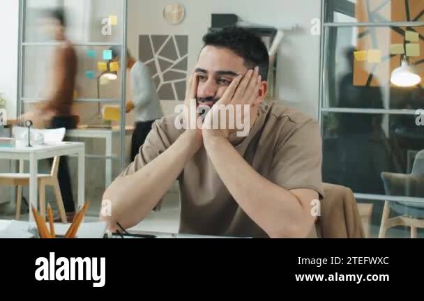 Bored head hands sitting Stock Videos & Footage - HD and 4K Video Clips ...