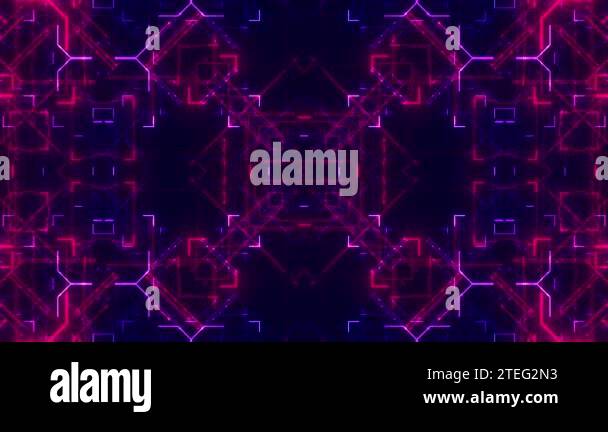 Animated Futuristic Hud Technology Background Display Stock Video