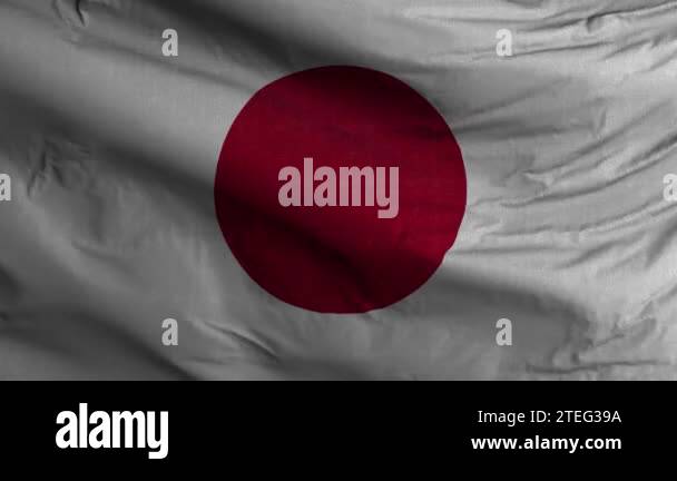 Japan Flag Loop Background 4K Stock Video Footage - Alamy