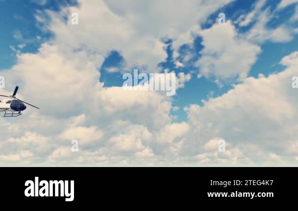 3D Realistic Police Helicopter animation Stock Video Footage - Alamy