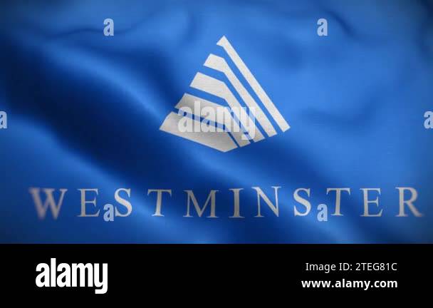 Westminster California USA Flag Loop Background 4K Stock Video Footage ...