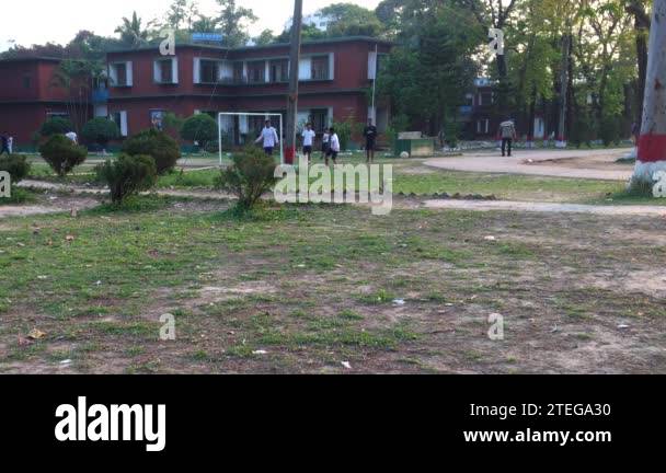 Unidentified students at the Dhaka Residential Model College in ...
