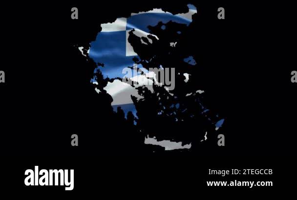 Greece greek country map outline Stock Videos & Footage - HD and 4K ...