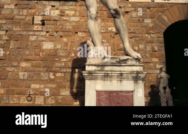 Michelangelo david signoria square Stock Videos & Footage - HD and 4K ...