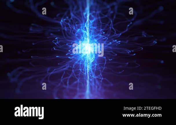 Abstract Energy Forcefield Particles Background Loop/ 4k animation of ...