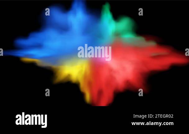 colorful smoke explosion motion design. moving wallpapers. 4k mp4 ...