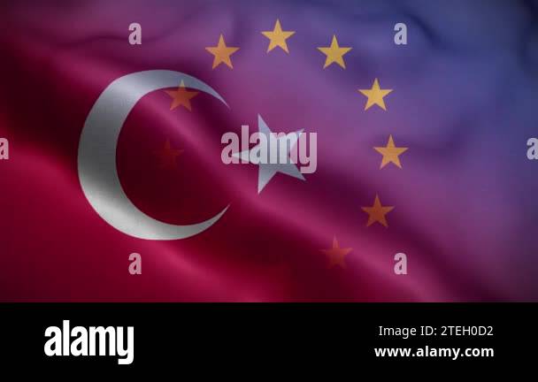 Flags of turkey and the eu Stock Videos & Footage - HD and 4K Video ...