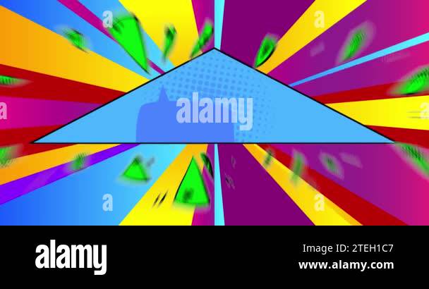 Comic Book Background. Motion poster. 4k animated Comics moving ...