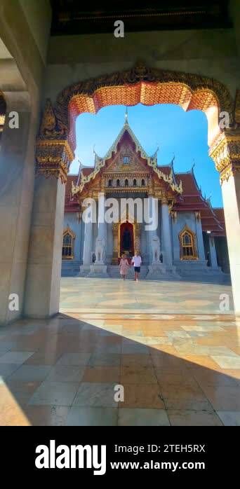 Wat Benchamabophit the marble temple, is a royal temple in the capital ...
