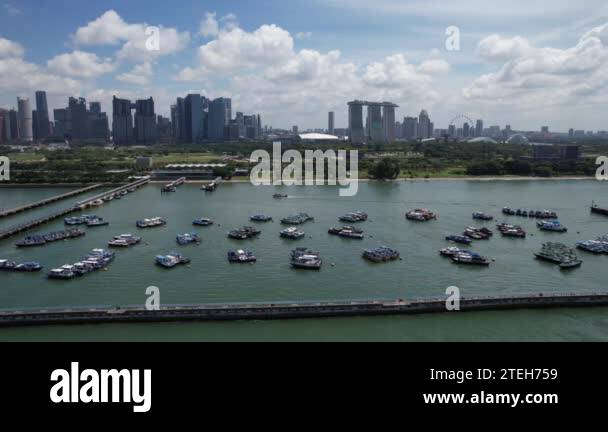 Marina Bay, Singapore - July 17, 2022: The Marina Bay Cruise Centre ...