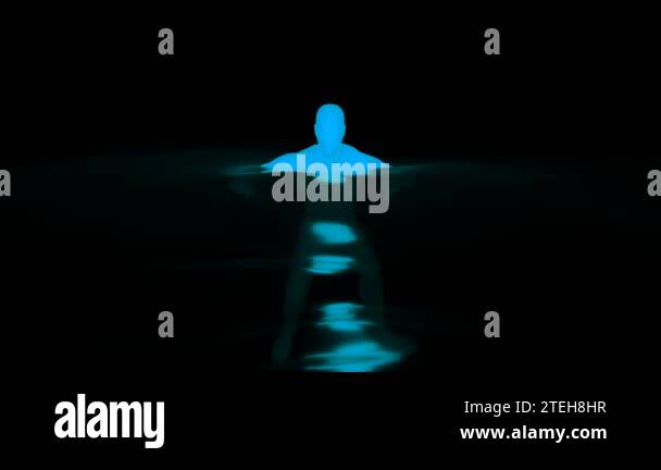 Man floating water silhouette Stock Videos & Footage - HD and 4K Video ...