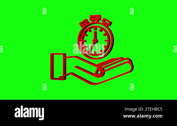 Timer clock icon graphic Stock Videos & Footage - HD and 4K Video Clips ...