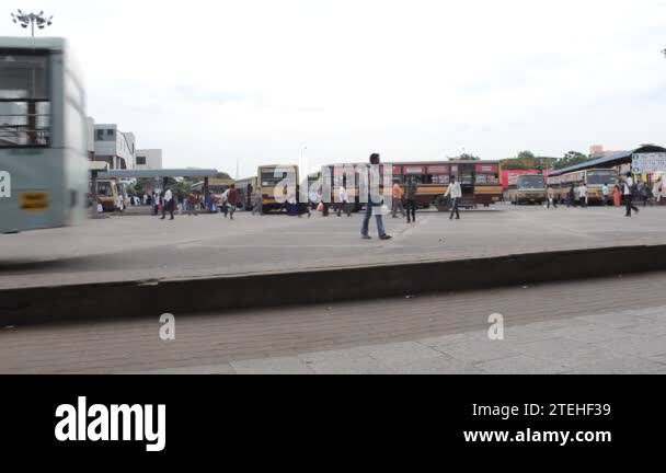 Chennai Mofussil Bus Terminus(CMBT),modern bus terminal outstation ...