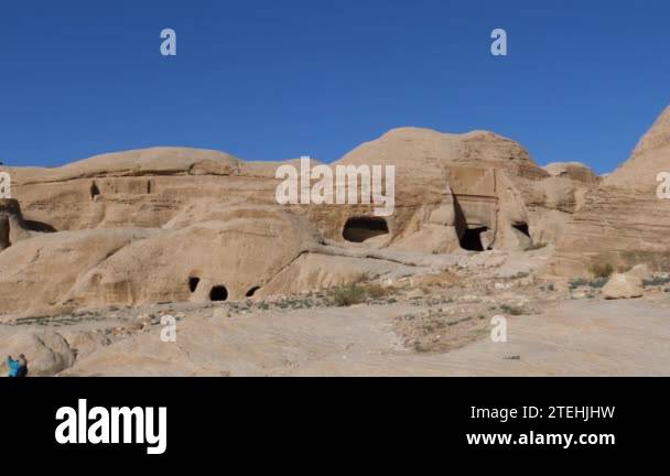 The Obelisk Tomb Bab As-Siq in ancient Petra A two-story tomb carved ...