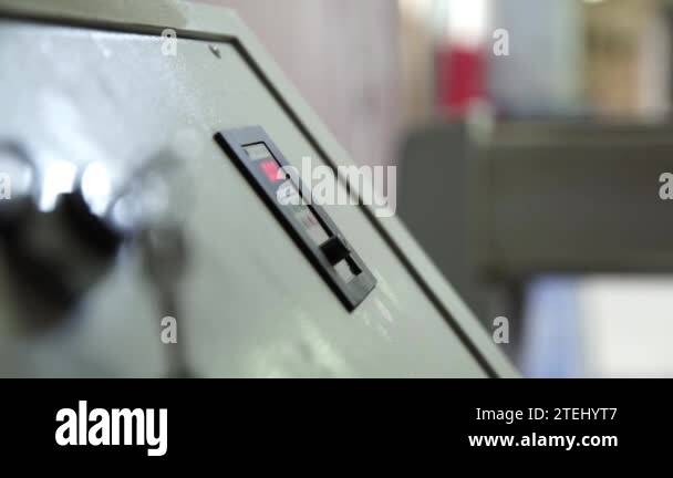 Industrial Machine control panel, Closeup Stock Video Footage - Alamy