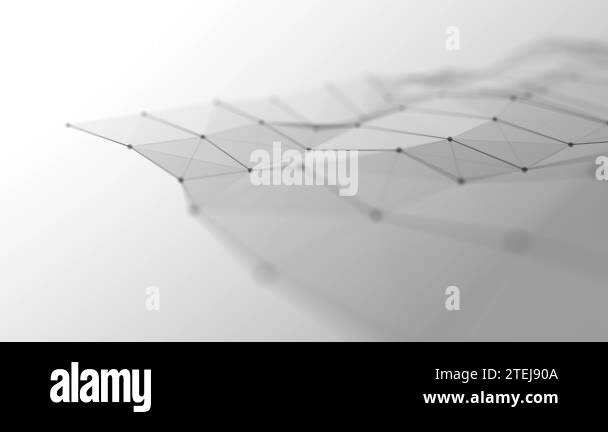 Abstract Plexus Digital Fx Technology Background Loop/ 4k animation of an abstract technology ...