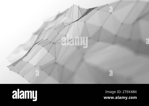 Abstract Plexus Digital Fx Technology Background Loop/ 4k animation of an abstract technology ...