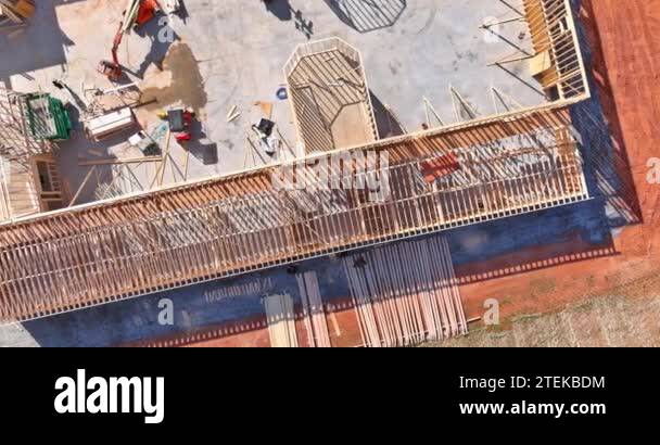 Slab on grade foundation footing timber frame building under ...