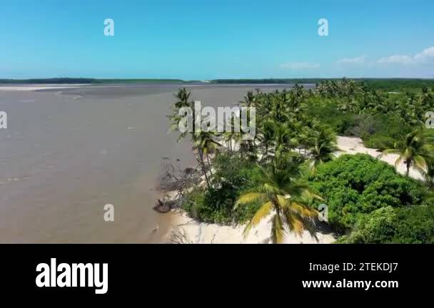 Sand dunes and rain water lagoons at northeast brazilian paradise ...