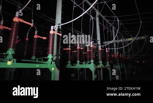 Transformer substation night Stock Videos & Footage - HD and 4K Video ...