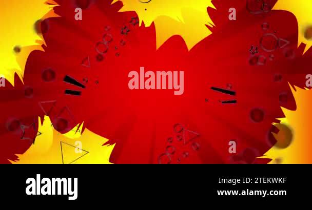 Comic Book Background. Motion poster. 4k animated Comics moving ...