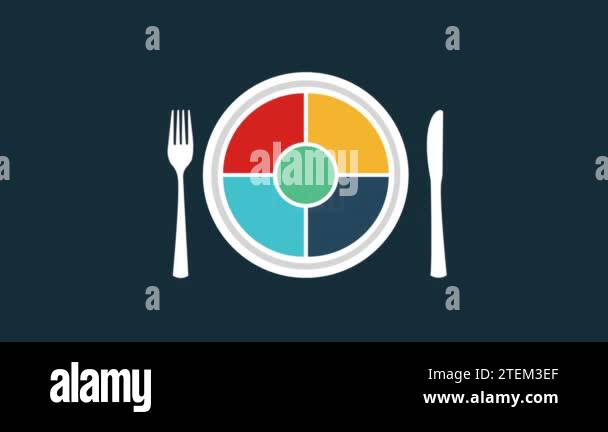 Healthy nutritional chart illustration Stock Videos & Footage - HD and ...