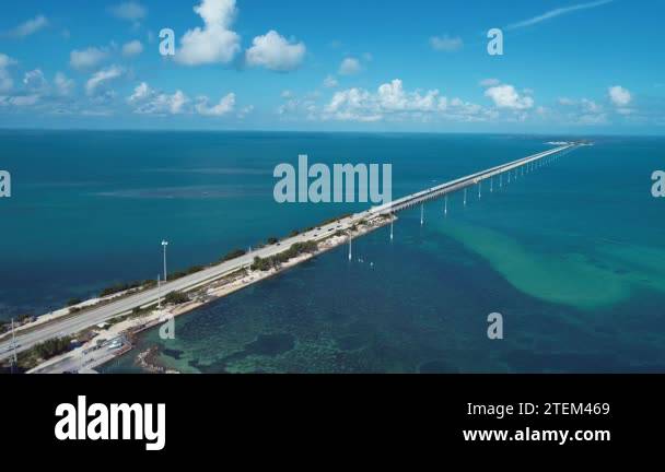 Panorama landscape of stunning islands at Florida Keys archipelago ...